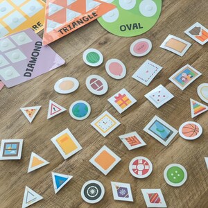 Shape Matching Activity, Shapes Printable, Learning Shapes, Toddler ...