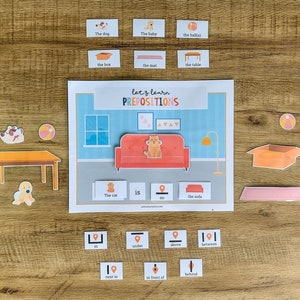 Prepositions, Early Reading, Kindergarten Printable, Grammar, Parts of ...