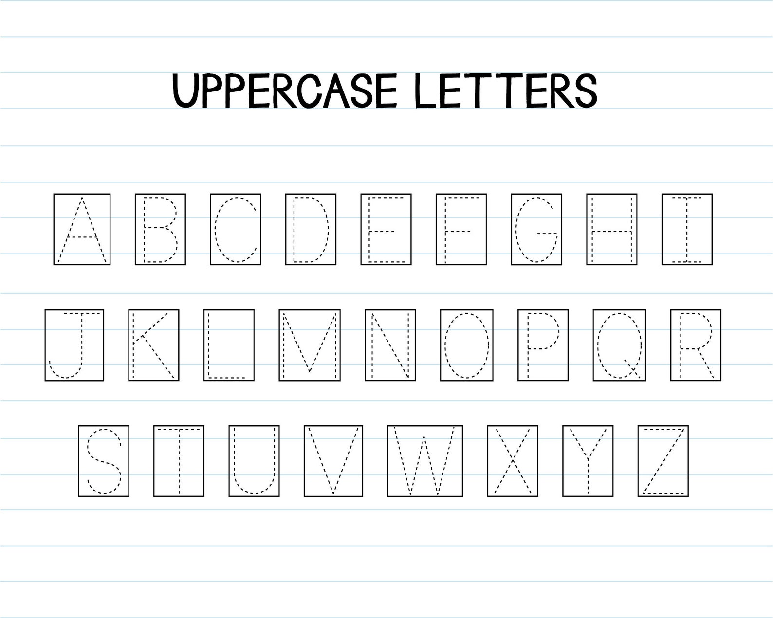 Writing School Font Preschool Tracing Font Writing Alphabet - Etsy