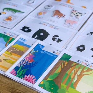 Animal Matching, Learning Animals, Printable Animal Activity, Animal ...