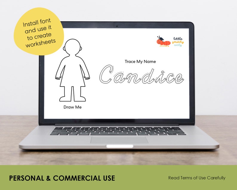 Cursive Font Cursive Letters School Font Cursive Writing - Etsy