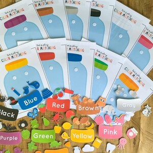 Color Matching, Color Activity, Learning Colors, Toddler Activity ...