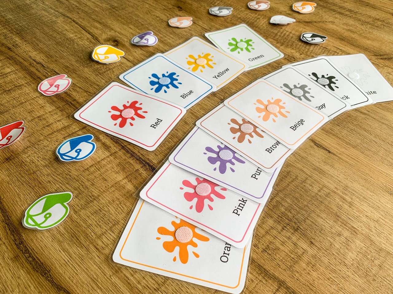 Color Activity Flash Cards Color Matching Learning Colors - Etsy