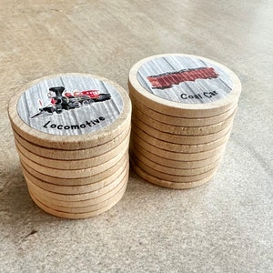 Train Wooden Matching Memory Game | Railroad | Busy Bag | Travel Toy ...