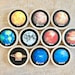 Solar System/planets/outer Space Wooden Matching Memory Game Stocking ...