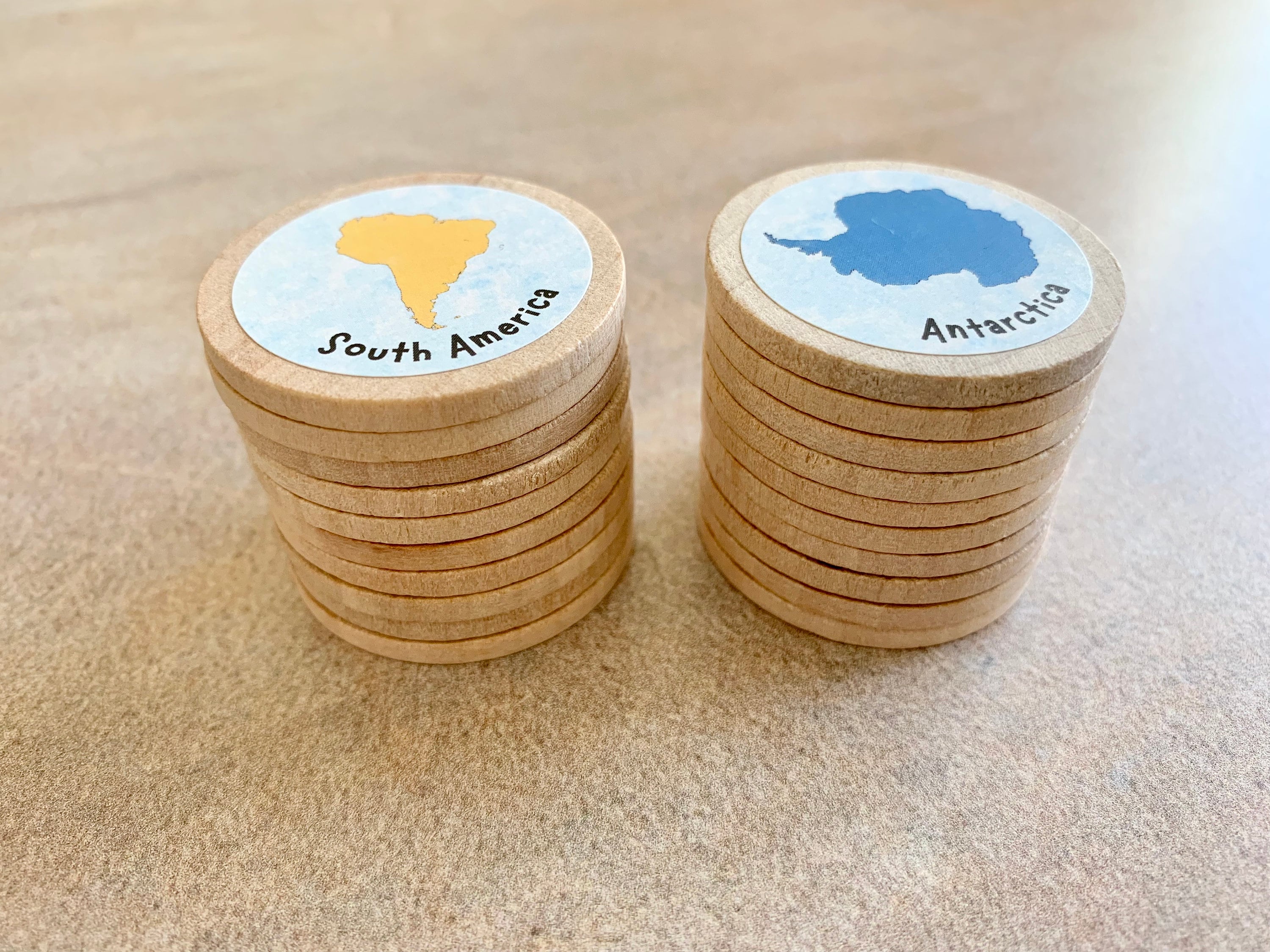 Geography Wooden Matching Memory Game Busy Bag Travel Toy - Etsy