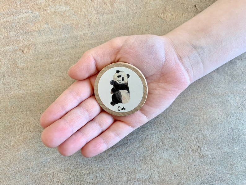 Mother & Baby Animal Wooden Matching Memory Game Easter | Etsy