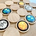 Solar System/planets/outer Space Wooden Matching Memory Game Stocking ...