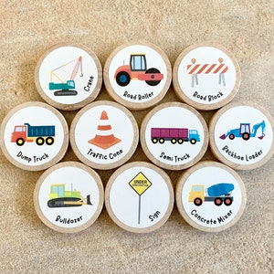 Construction Wooden Matching Memory Game | Kids Gift | Busy Bag ...