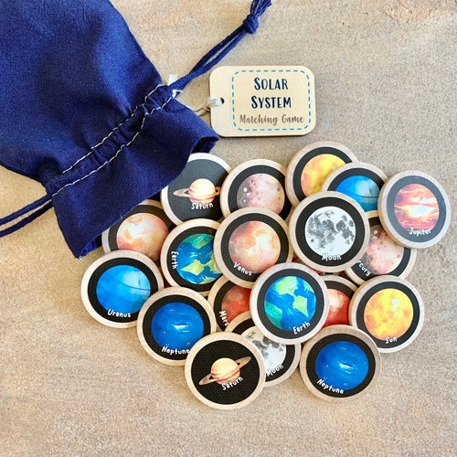 Geography Wooden Matching Memory Game Stocking Stuffer - Etsy