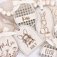 Bunny Gift Tag PRINTABLE, Thank You for Hopping by Party Favors, Cute ...