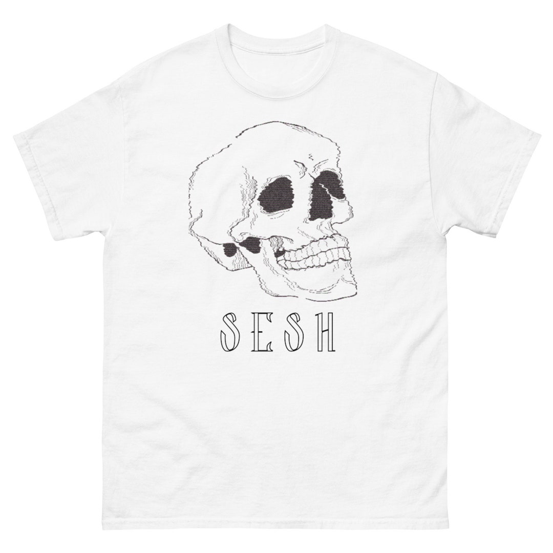 Sesh Skull T-shirt - Etsy
