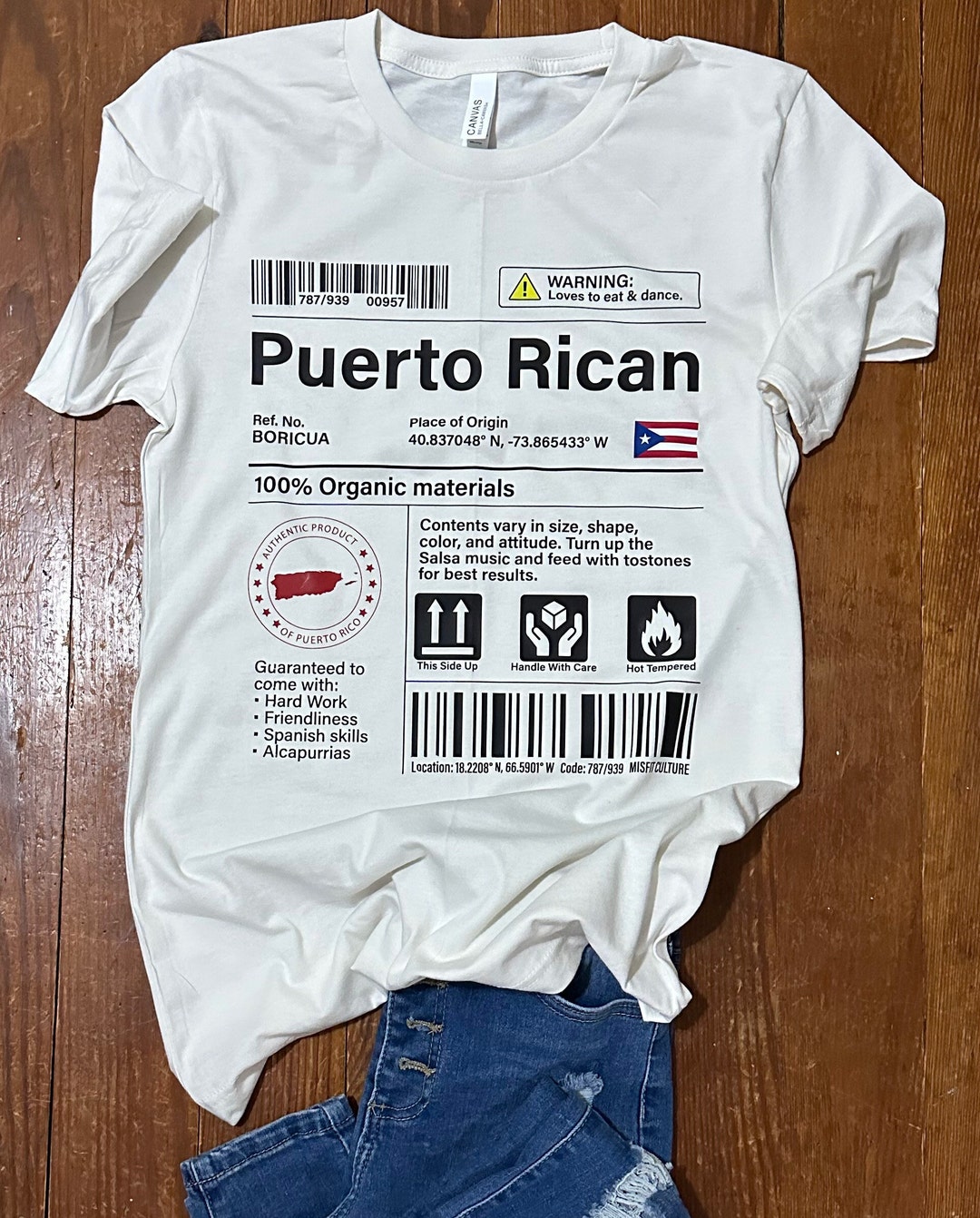 Puerto Rican Label - Etsy