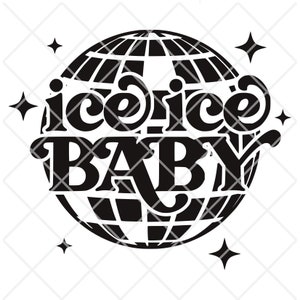 Ice Ice Baby SVG, PNG File | 2-layer File Cute, Funny Pregnancy ...