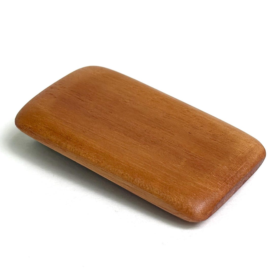 Handcrafted Mahogany Wood Money Clip: Slim Minimalist Design - Etsy