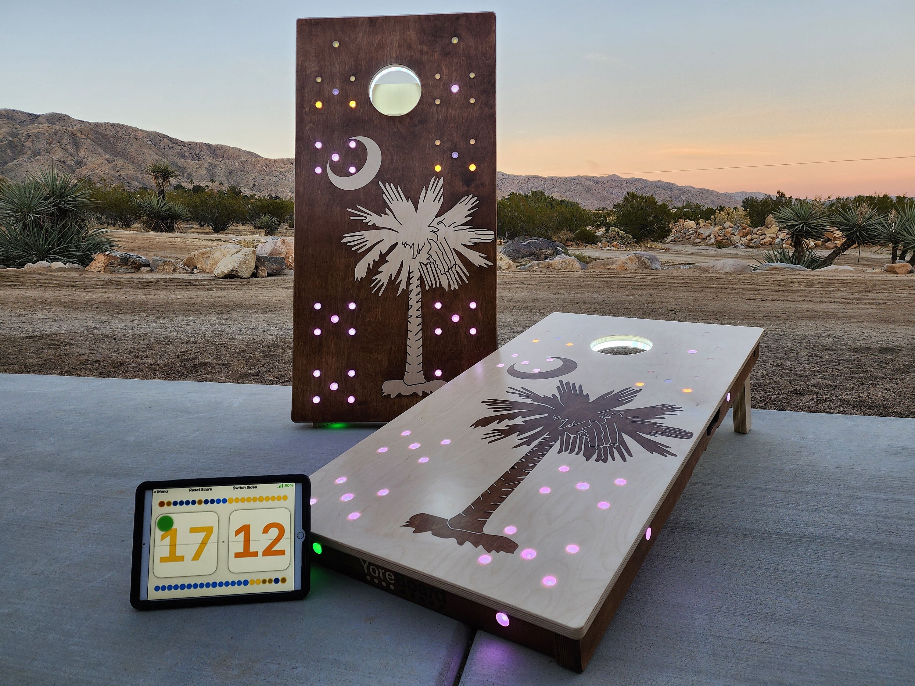 Bluetooth LED Scoring & Lighting System - DIY Kit - Cornhole ...