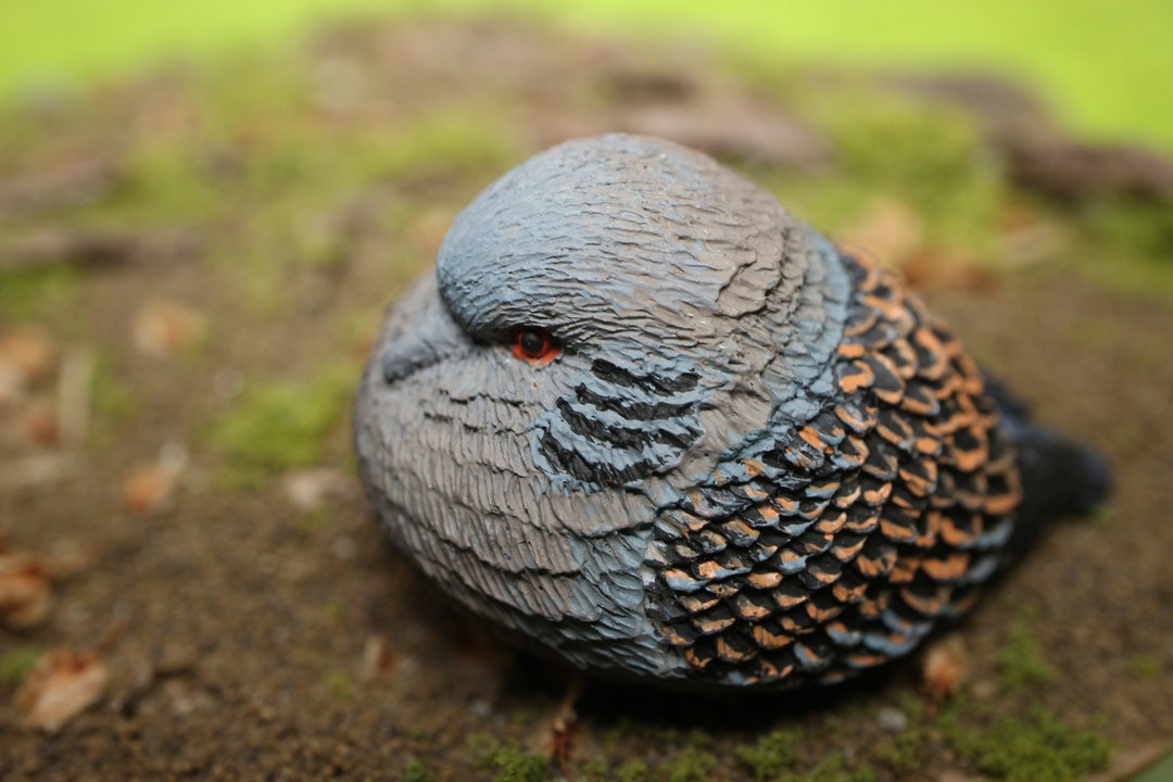 Oriental Turtle Dove Figurine Handmade Bird Sculpture Figurine Bird ...