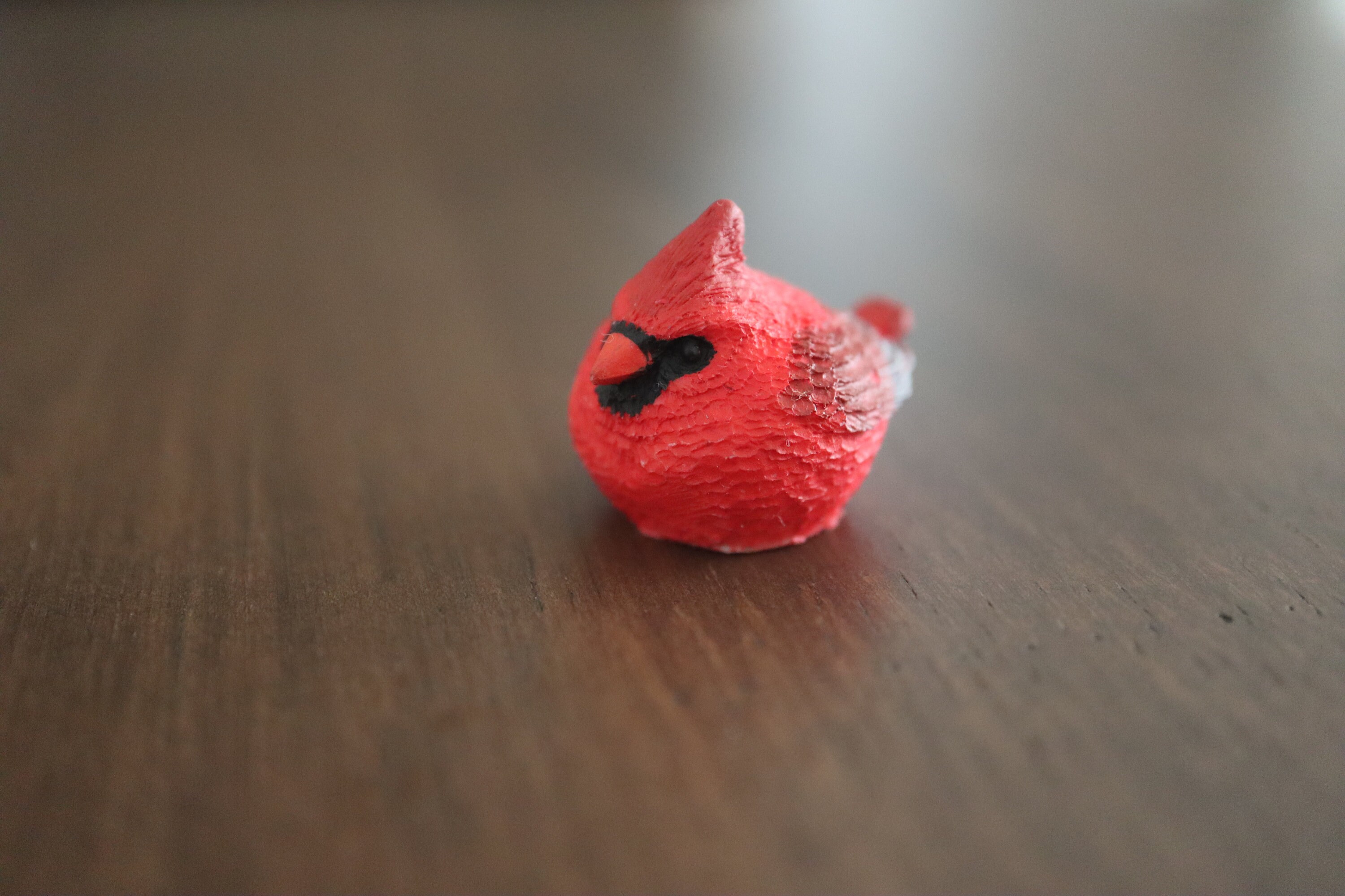 Northern Cardinal Figurine Handmade Bird Sculpture Figurine Bird ...