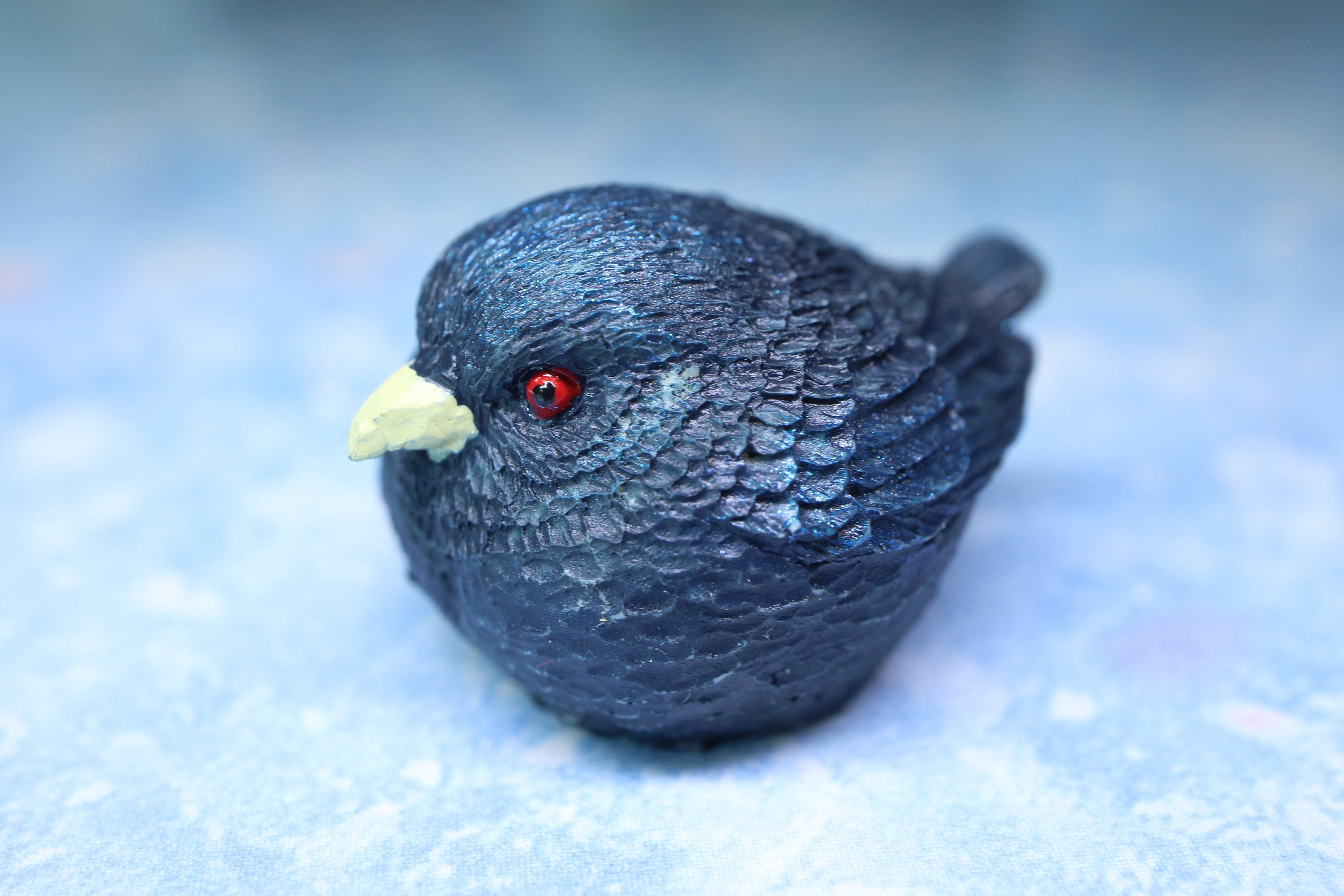 Asian Kool Figurine Handmade Bird Sculpture Figurine Bird Miniature - Etsy