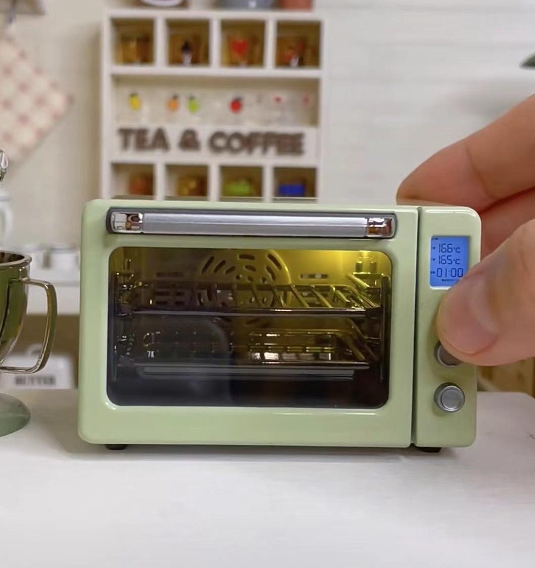 1:6 Scale Oven Dollhouse Kitchen Decor Simulation Baker Accessory ...