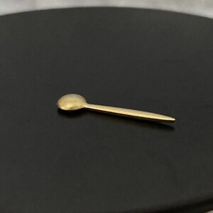 Dollhouse Miniature Antique Spoon 1/12 Scale Mini Gold Spoon Tiny ...