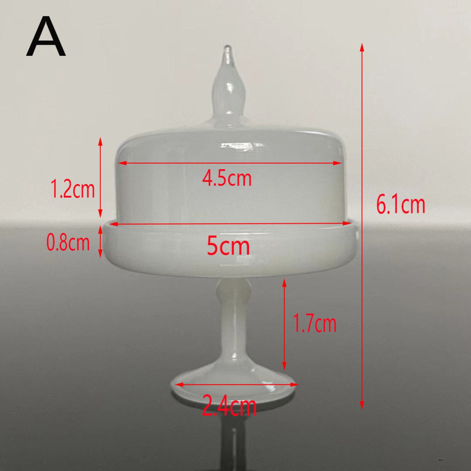 1/6 Scale Miniature Glass Pastry Stand Dollhouse Kitchen Decor | Etsy
