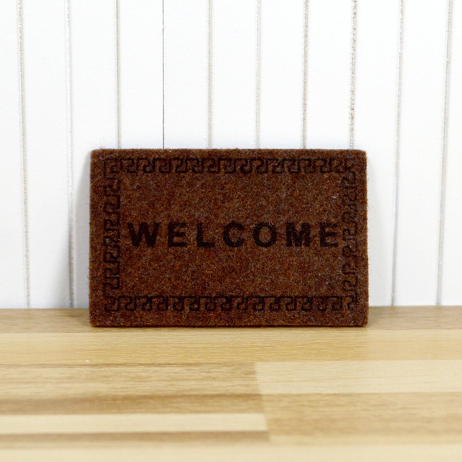 Dollhouse Welcome Entry Door Rug Miniature Dollhouse Rug Carpet Floor ...