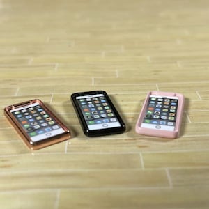 Dollhouse Miniature Smart Phone Mini Phone for Dolls House 1:12 Scale ...
