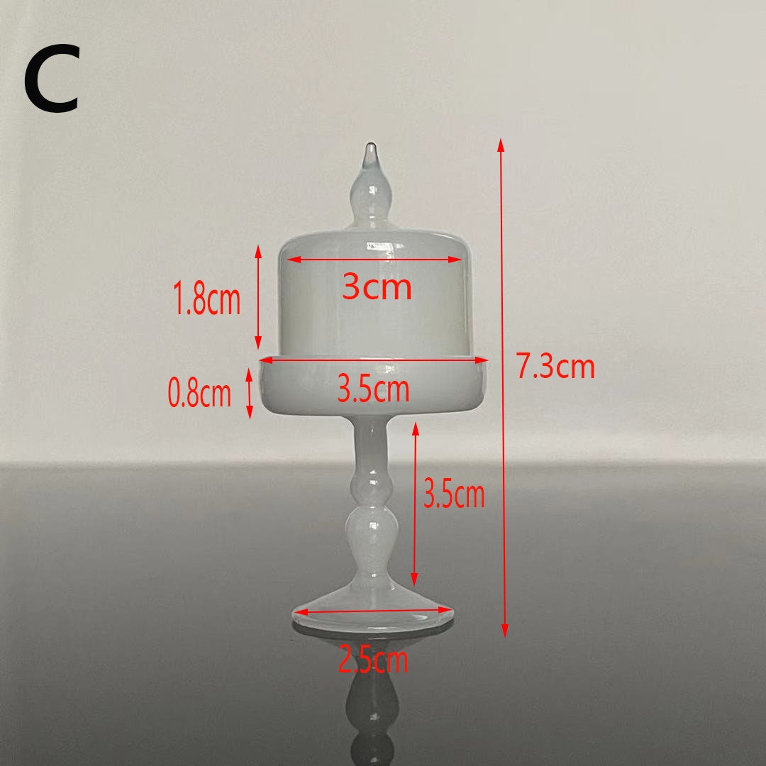 1/6 Scale Miniature Glass Pastry Stand Dollhouse Kitchen Decor | Etsy