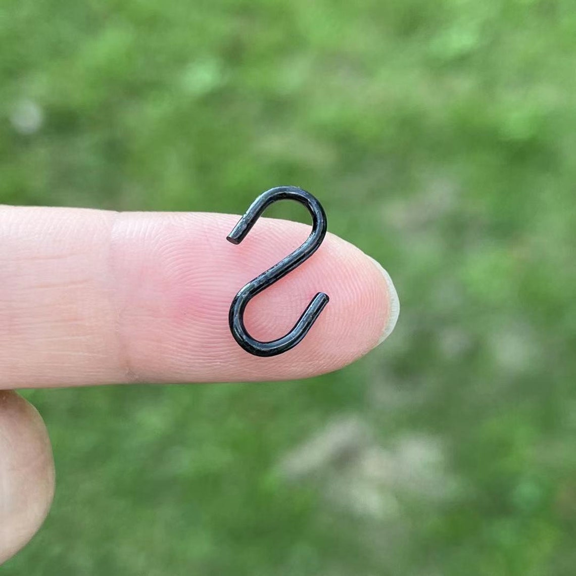 Dollhouse Miniature S Hook 1/12 1/6 Scale Black Metal S Hook - Etsy