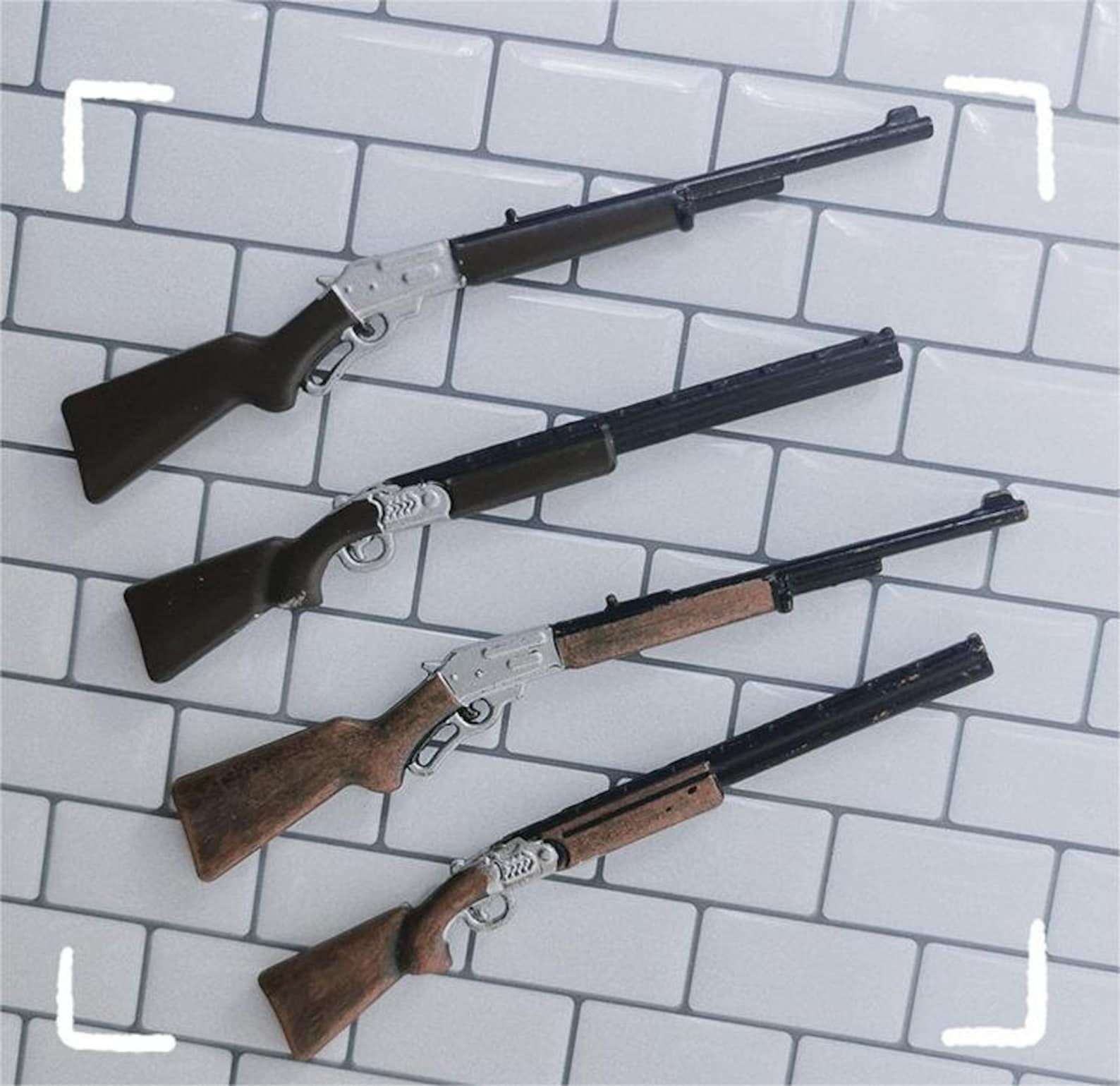 Miniature Rifles 1:12 Scale Dollhouse Decor Diorama Miniature Hunting ...