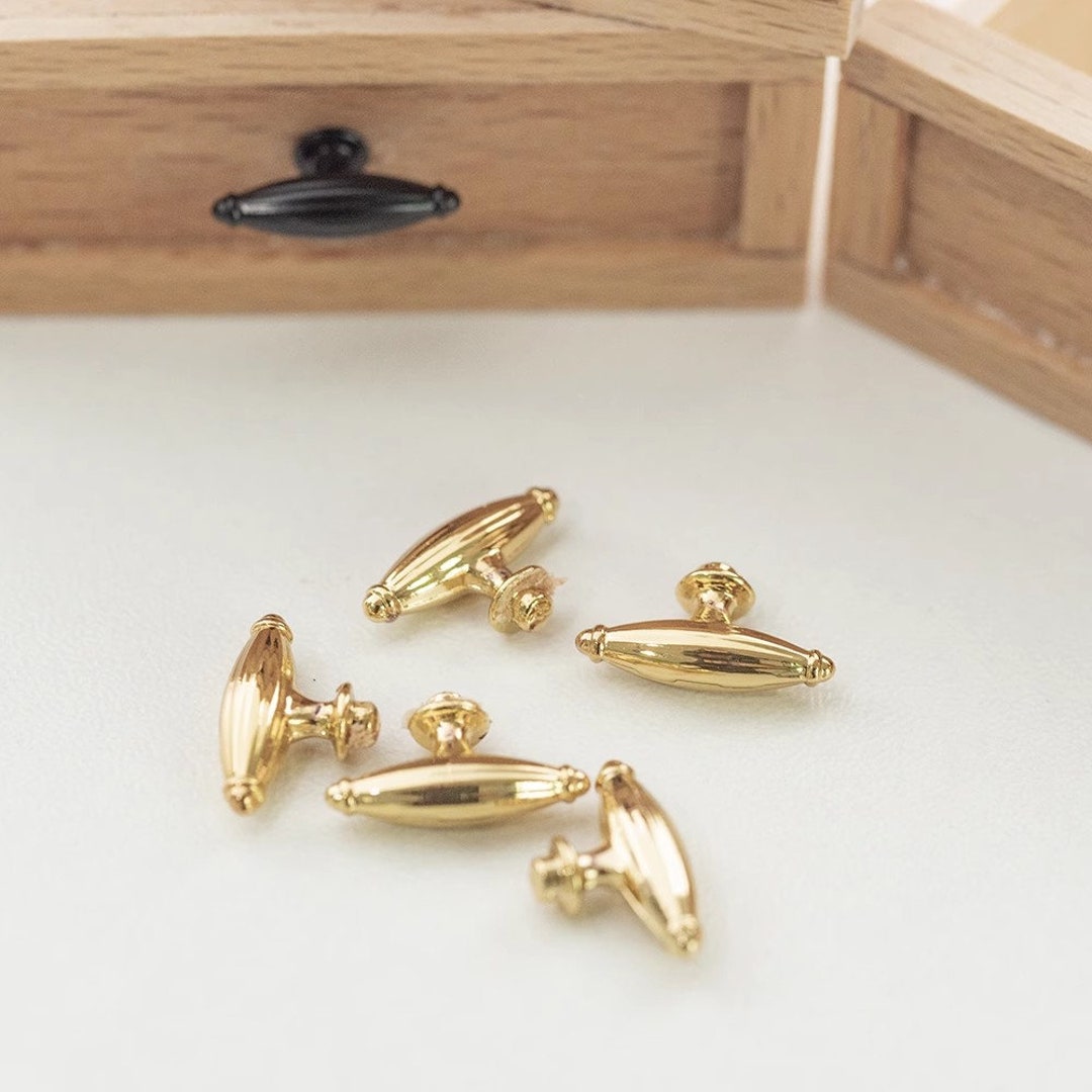 1:6 Miniature Drawer Pull Dollhouse Furniture DIY Hardware Blythe Doll ...