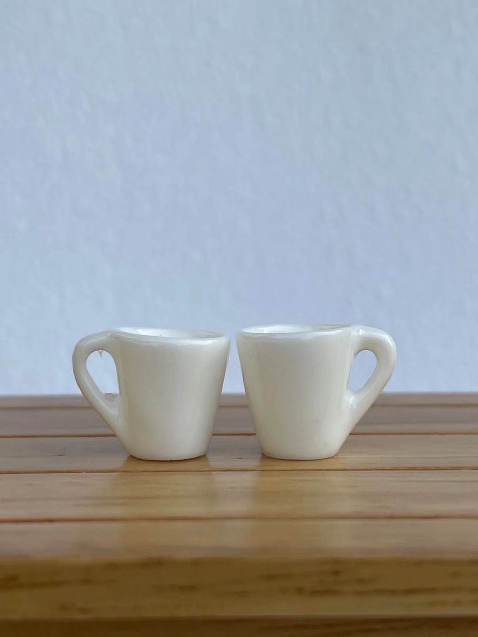 Dollhouse miniature coffee mug 1/12th scale tea cup set of 2 | Etsy