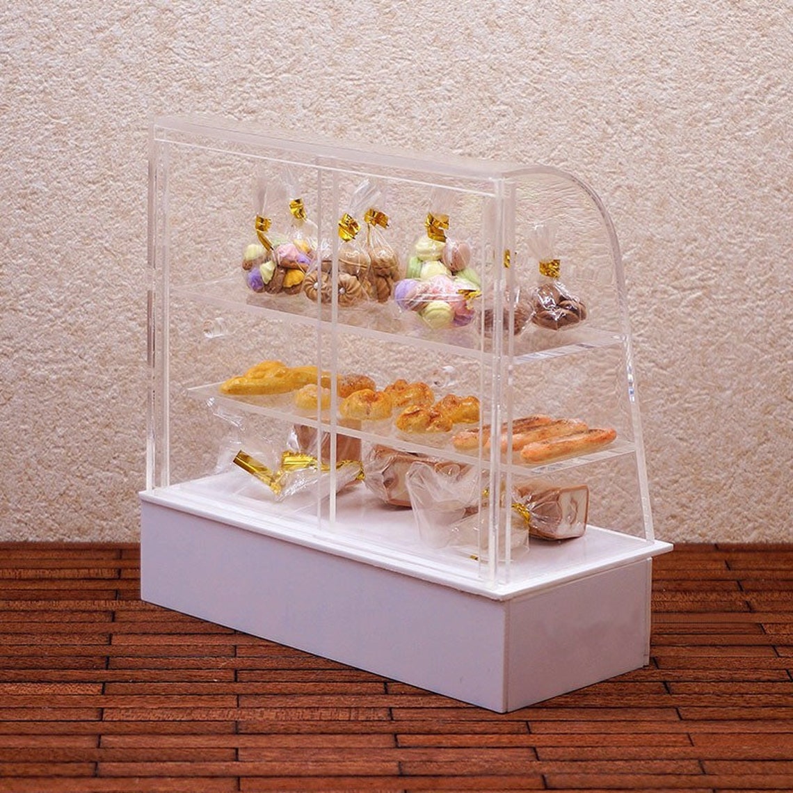 Dollhouse Furniture Miniature Clear Acrylic Bakery Showcase - Etsy