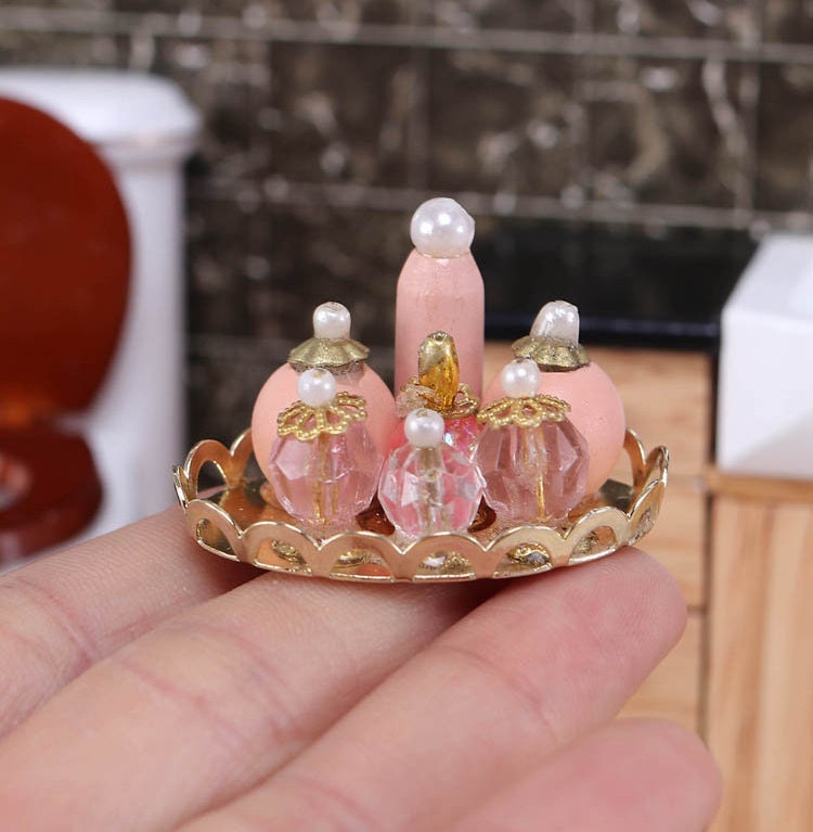 Dollhouse Miniature Perfume Vanity Kit 1:12th Scale Doll | Etsy
