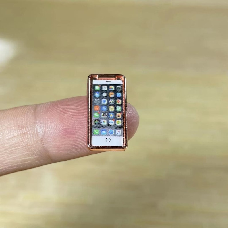Dollhouse Miniature Smart Phone Mini Phone for Dolls House - Etsy