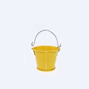 1:12 Scale Miniature Bucket With Handle Mini Metal Pail for Dollhouse ...