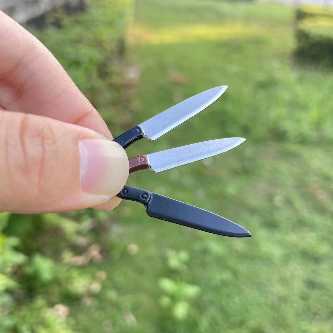 Miniature Metal Knife Dollhouse Kitchen Accessory 1:12th Scale - Etsy