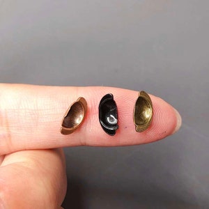 Dollhouse Miniature Cabinet Pulls 1:12 Scale Drawer Cup Pulls Miniature ...