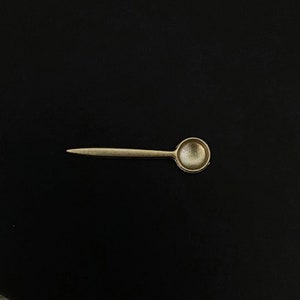 Dollhouse Miniature Antique Spoon 1/12 Scale Mini Gold Spoon Tiny ...
