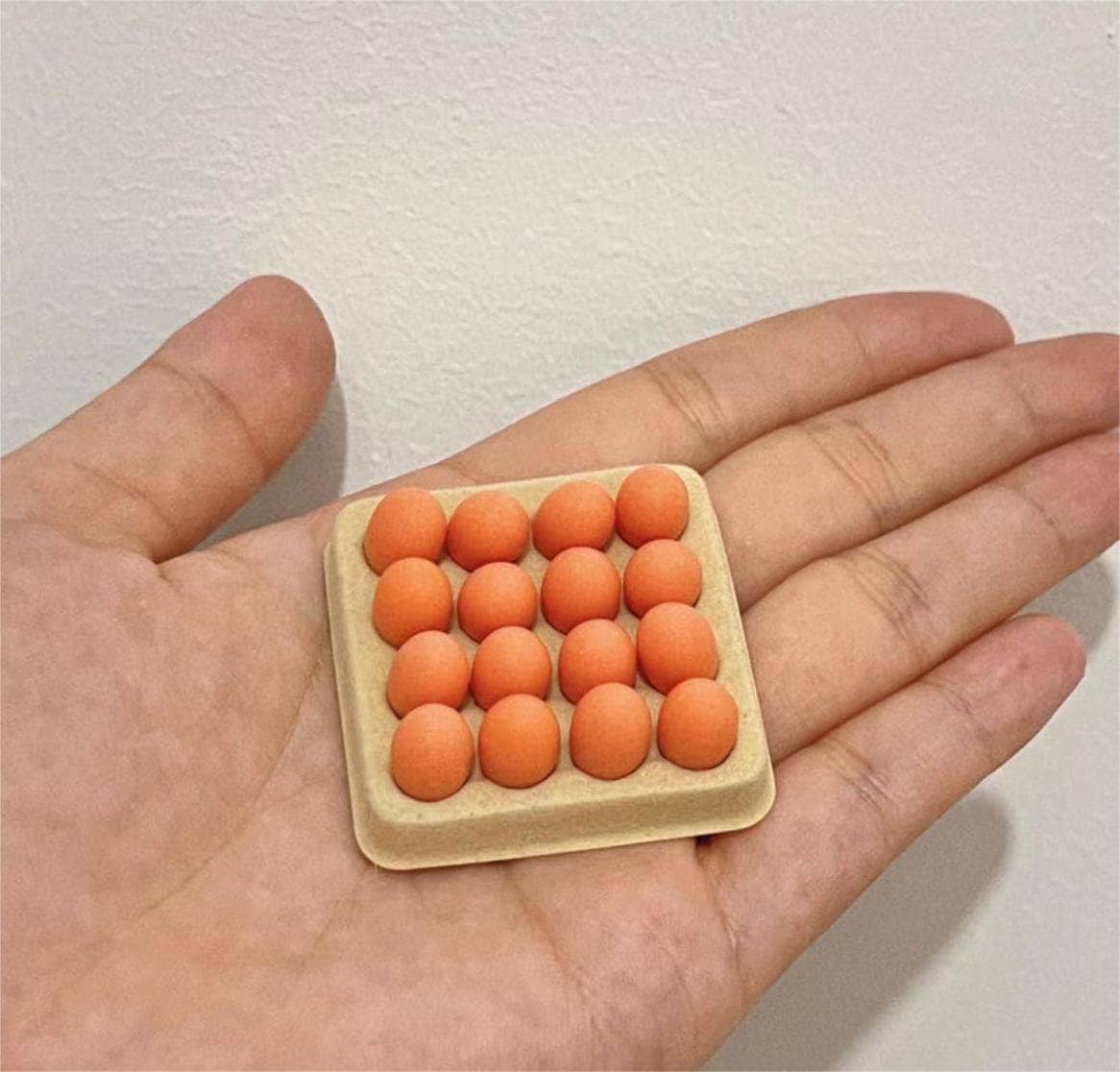 Miniature Eggs Dollhouse Baking Metarial Mini Kitchen Accessory ...