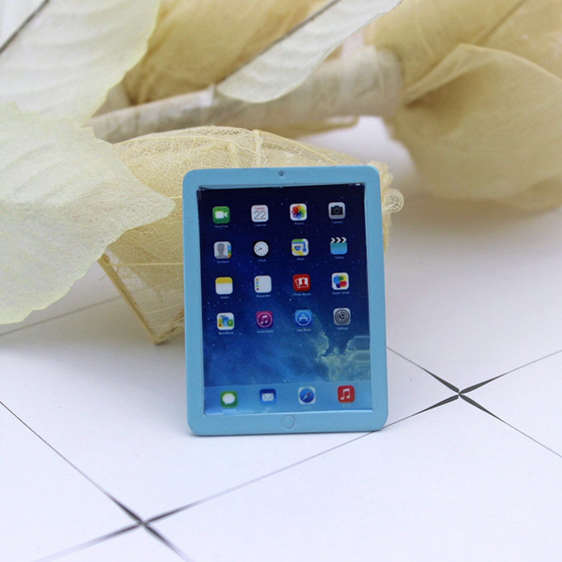Doll Tablet Miniature Computer 1:12 Scale Tablet Personal Computer for ...
