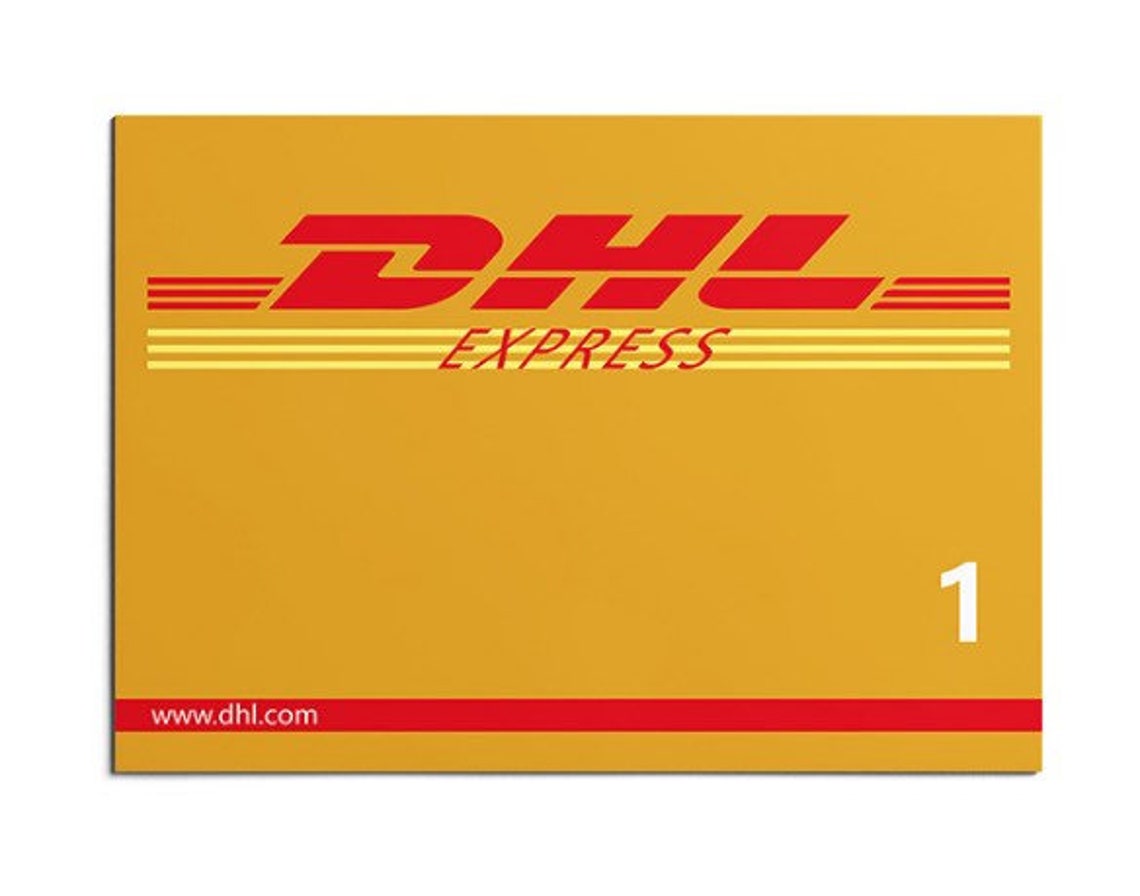 Dollhouse Miniature Cardboard Courier DHL Express Documents - Etsy