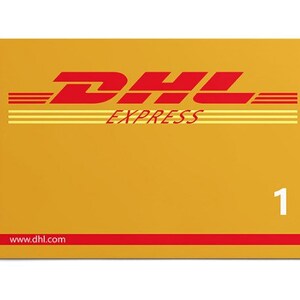 Dollhouse Miniature Cardboard Courier DHL Express Documents - Etsy