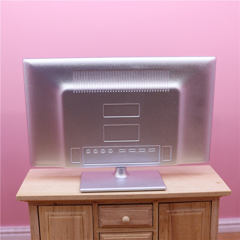 Dollhouse Miniature TV Mini Doll Television Mini Wall Hang | Etsy