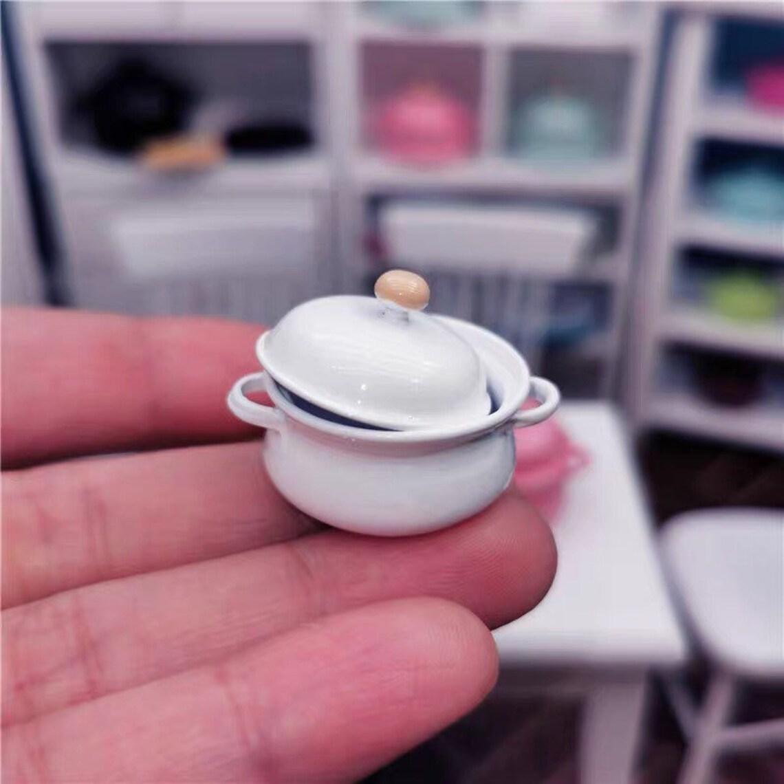 Cute Dollhouse Modern Kitchen Decoration 1/12 Miniature - Etsy