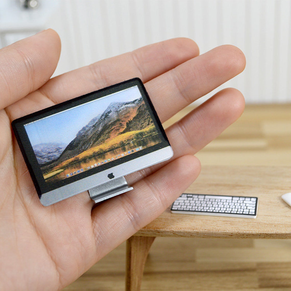 1:12th Scale Miniature Computer Dollhouse Decoration | Etsy