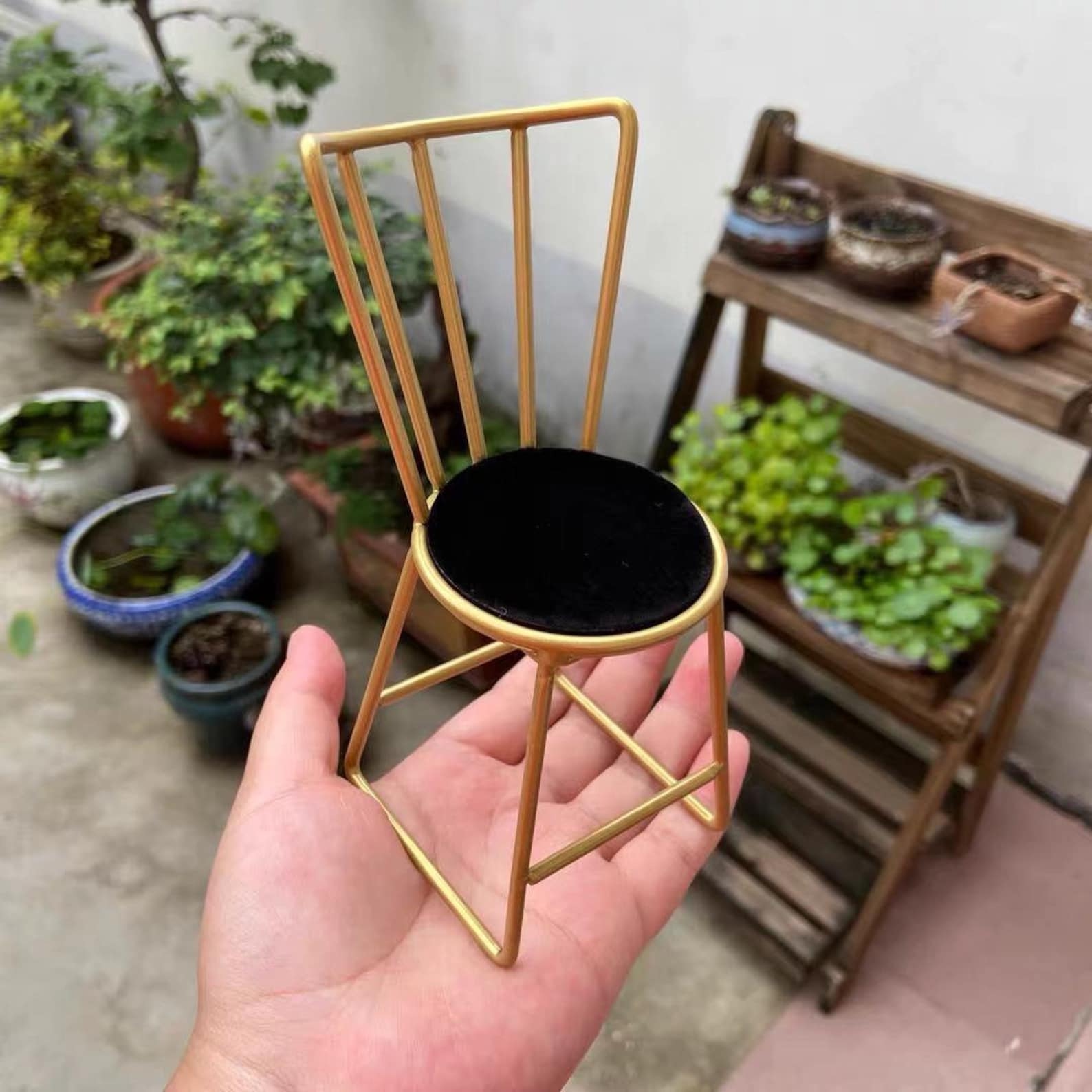 Dolls House Modern Furniture Miniature Metal Table Mini Alloy | Etsy