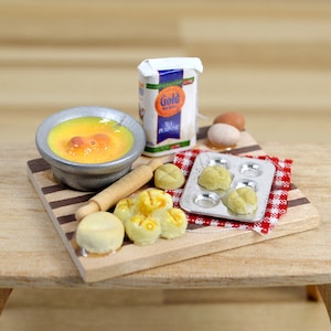Dollhouse Bakery Cooking Set Miniature Kitchen Household Model Mini ...