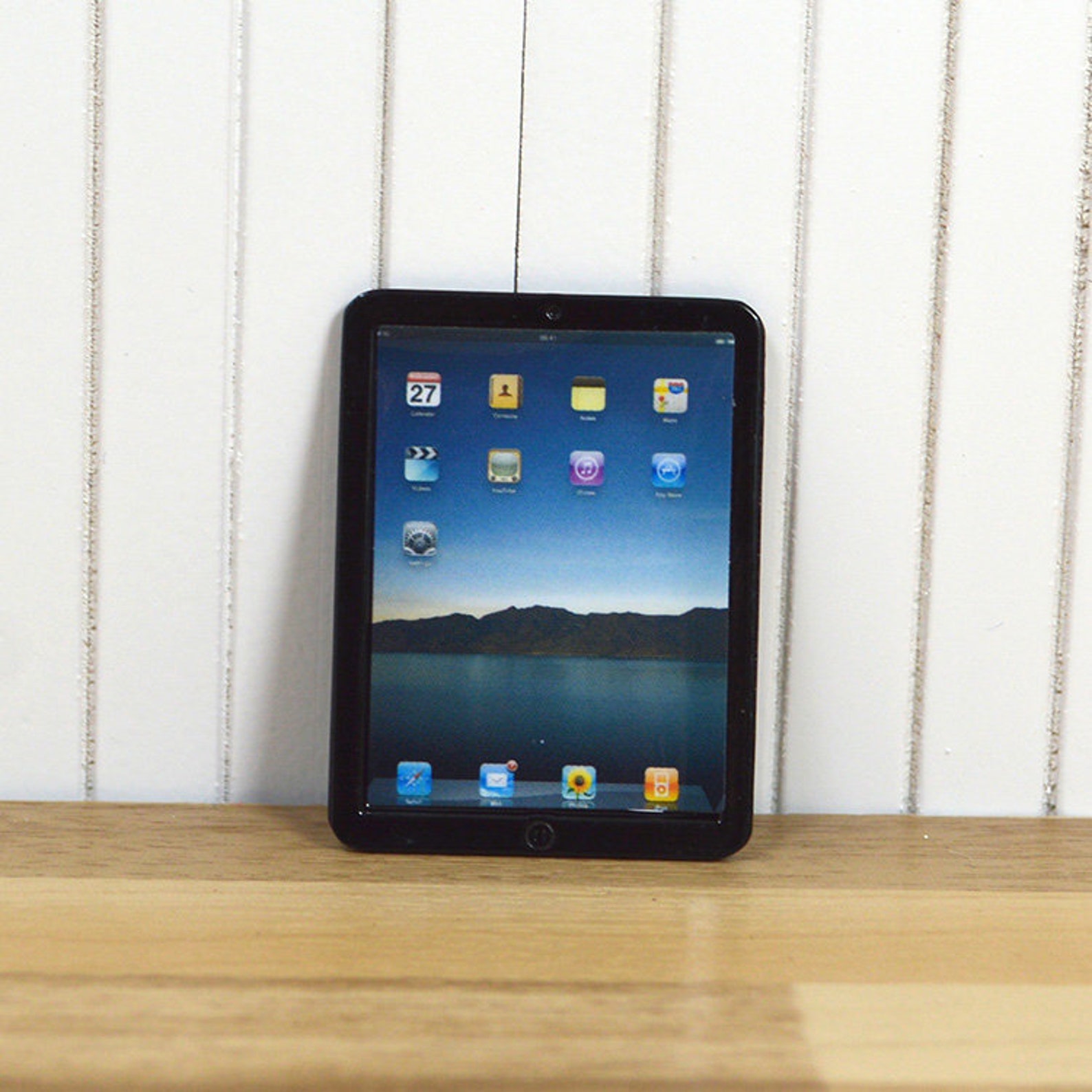 Doll Tablet Miniature Computer 1:12 Scale Tablet Personal Computer for ...